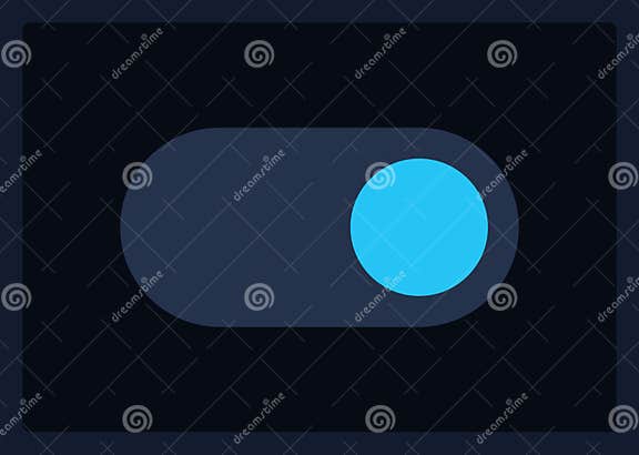 Active Toggle Button UI Element Template Stock Vector - Illustration of ...