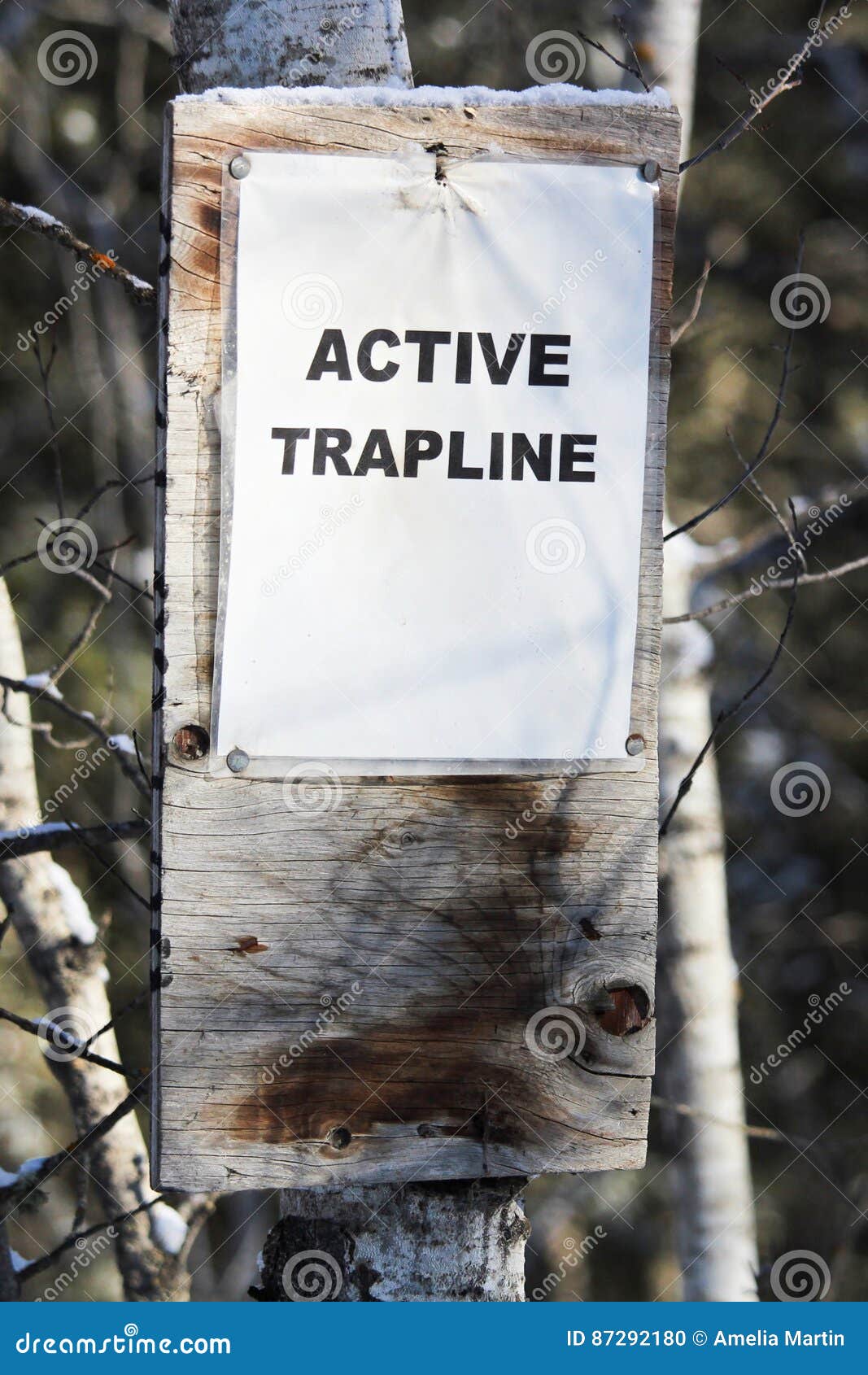 Trapline Sign Stock Photos - Free & Royalty-Free Stock Photos from ...