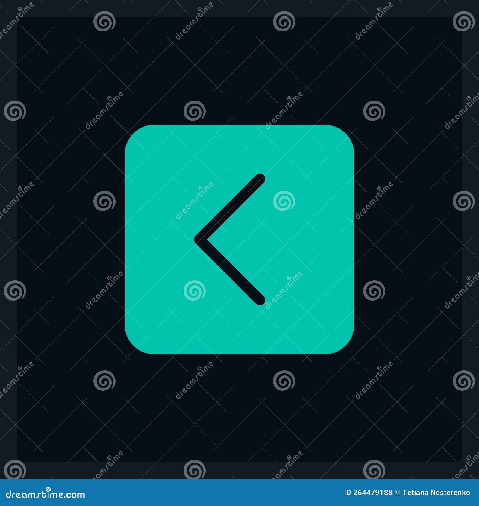 Active Undo Button UI Element Template Stock Vector - Illustration of ...