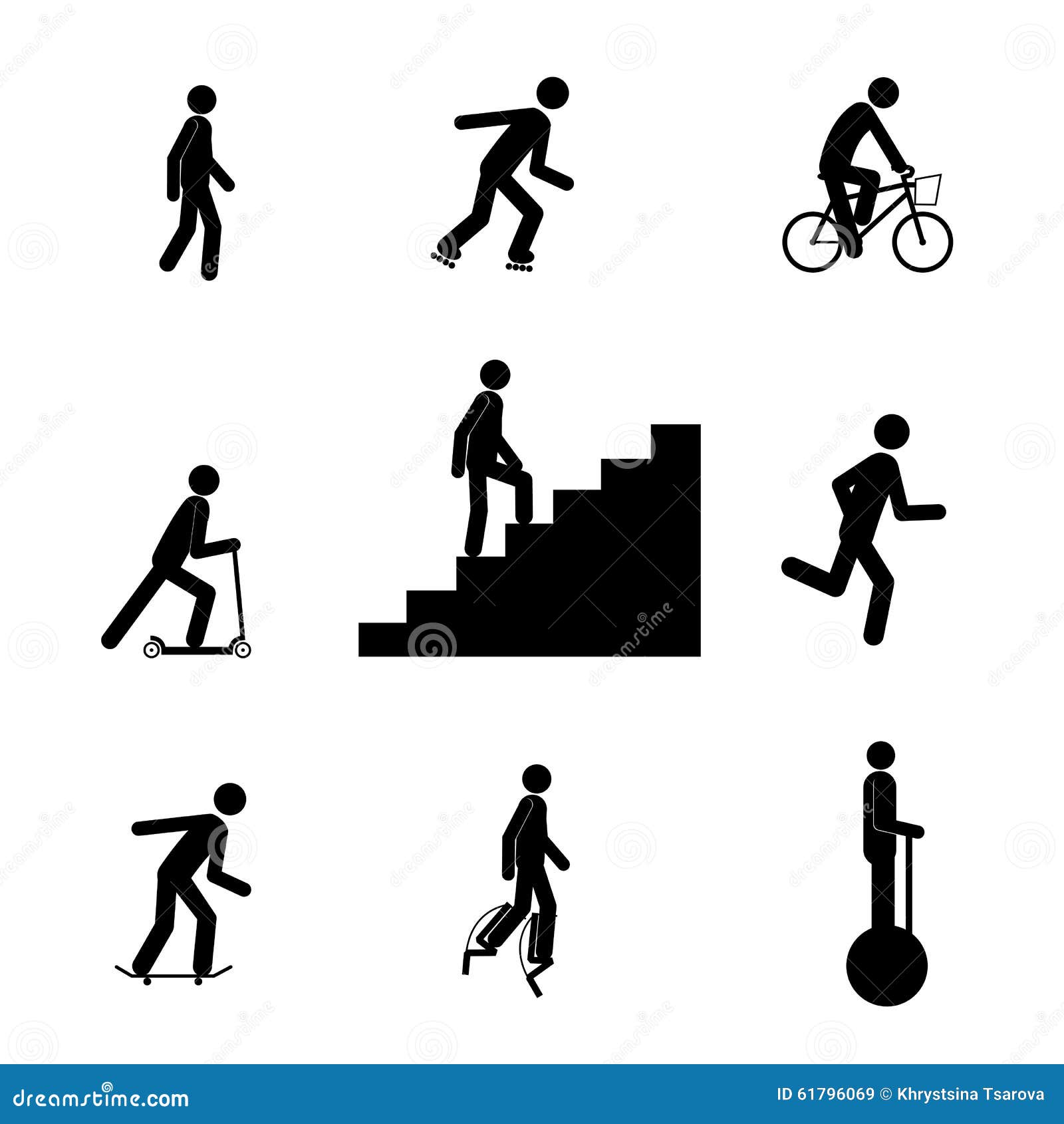 Active Vehicle Stick Man Set Stock Vector - Illustration of back ... Active Vehicle Stick Man Set Stock Vector - Illustration of back ...