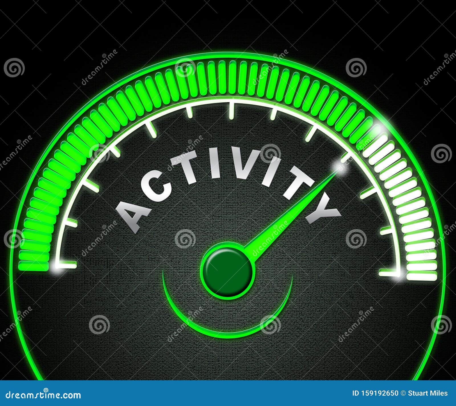 Active Versus Passive Guage Represents Proactive Strategy 3d ...