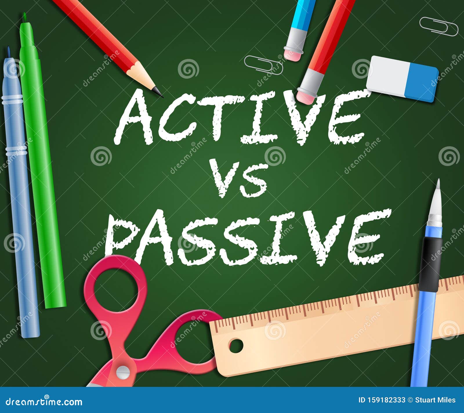 Active Versus Passive Words Represent Proactive Strategy 3d ... Active Versus Passive Words Represent Proactive Strategy 3d ...