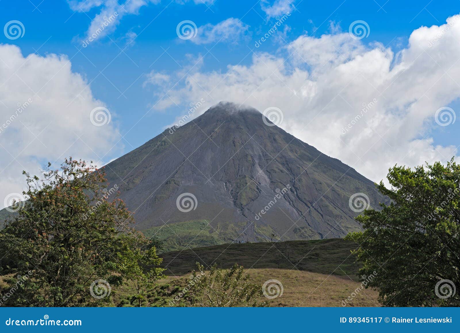 Active Volcano Arenal in Costa Rica Stock Image - Image of volcano ...
