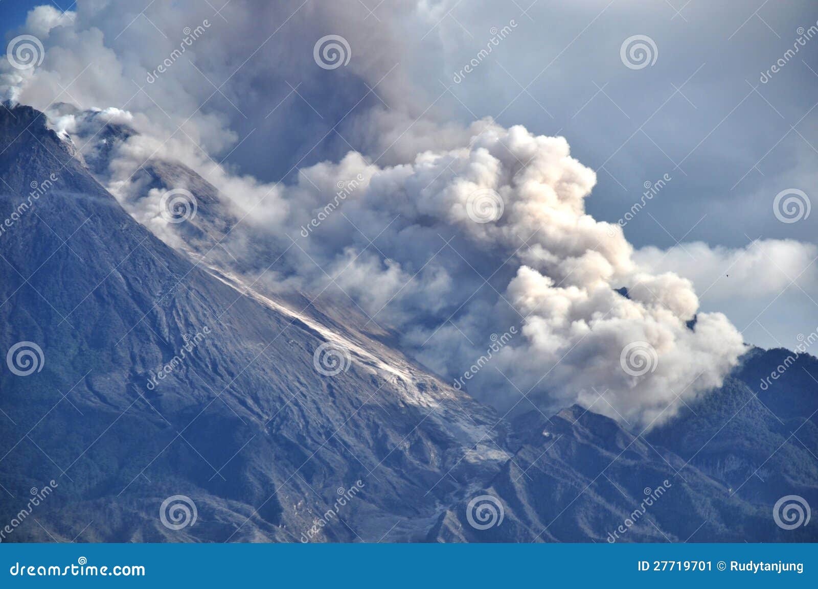 Active Volcano - Central Java - Indonesia Editorial Photo - Image of ...
