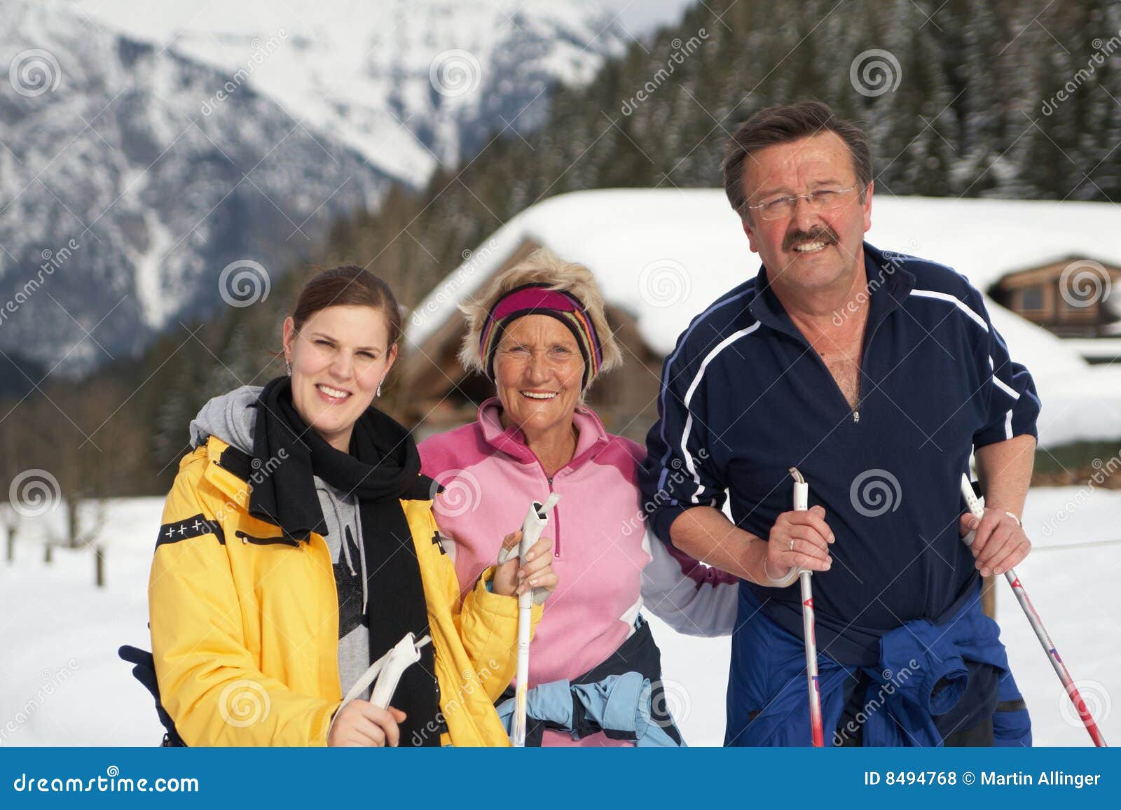 Active in winter stock photo. Image of black, people, happiness - 8494768