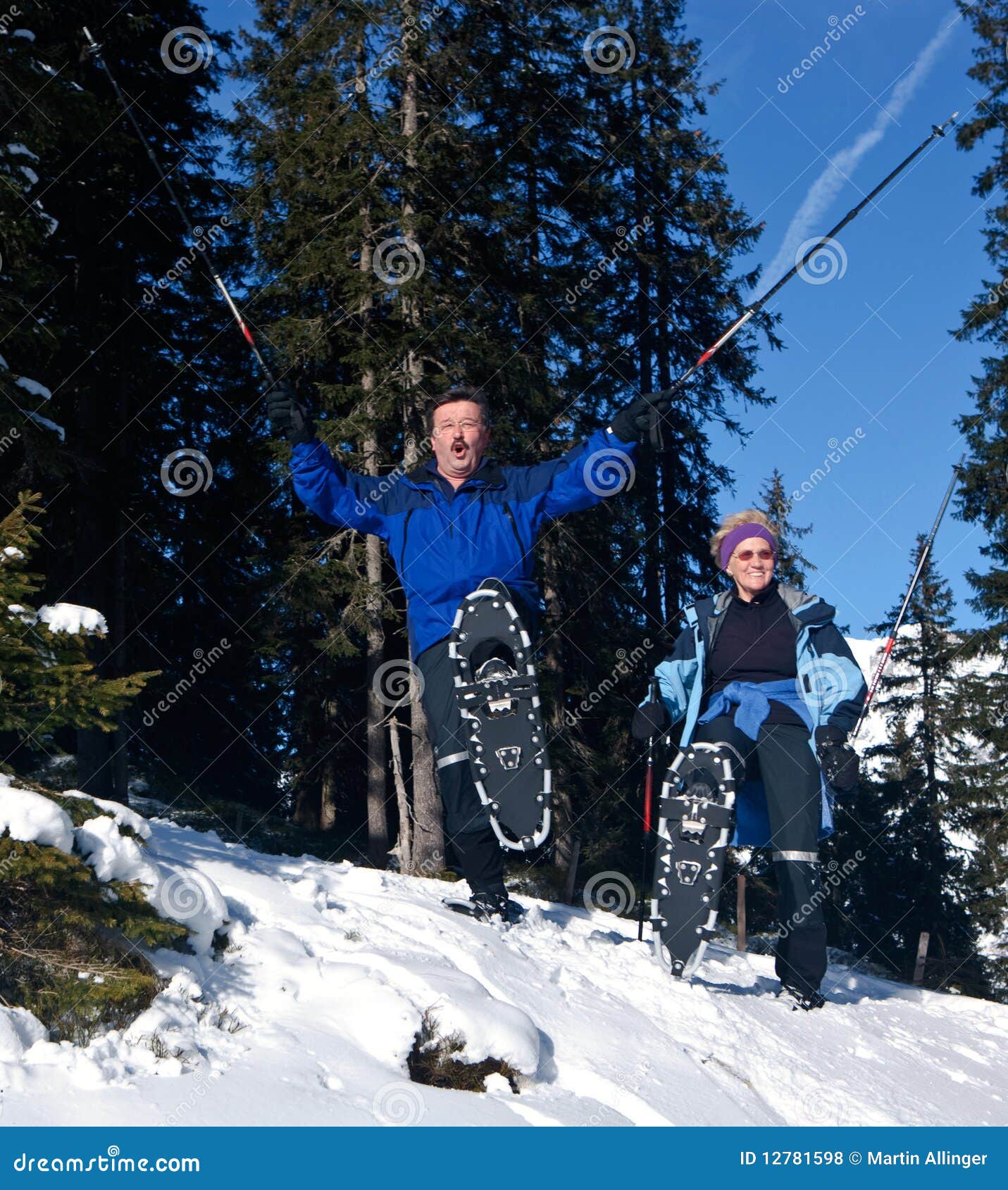 Active winter seniors stock photo. Image of season, happy - 12781598