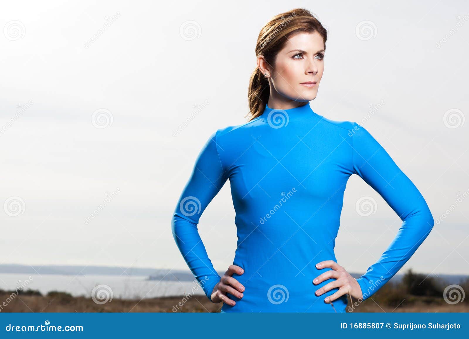 Active woman stock image. Image of park, knuckle, nature - 16885807