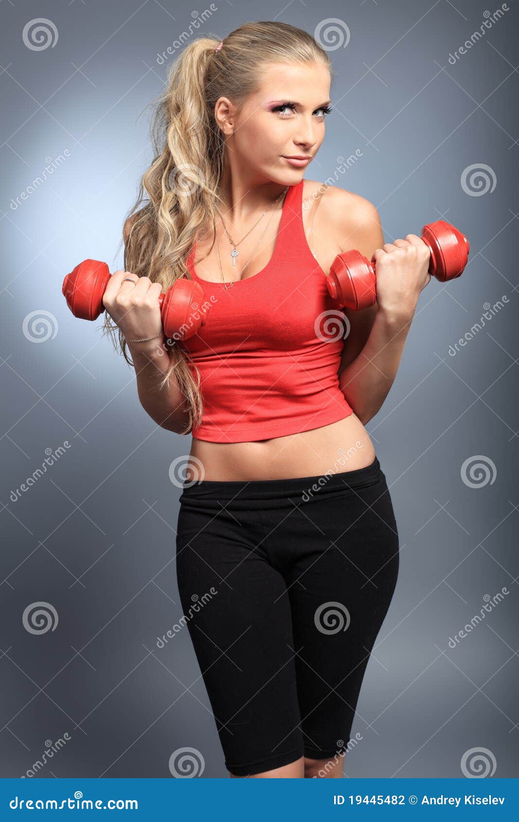 Active woman stock photo. Image of health, posing, fitness - 19445482