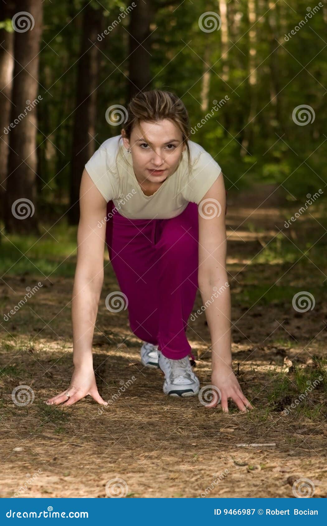 Active woman stock image. Image of freedom, athletic, foot - 9466987