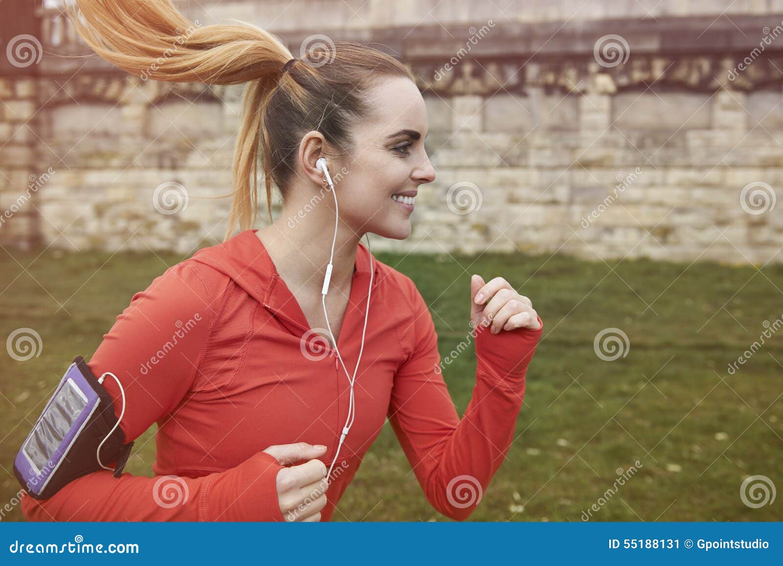 Active woman stock image. Image of healthy, athlete, muscular - 55188131