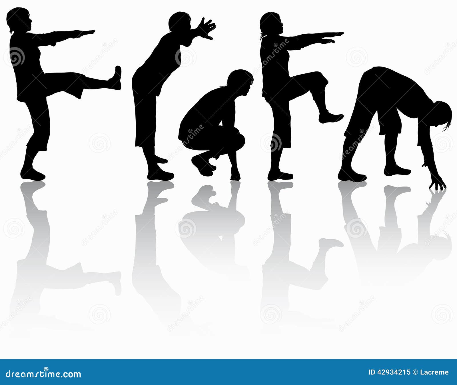 Active woman silhouette stock vector. Illustration of woman - 42934215