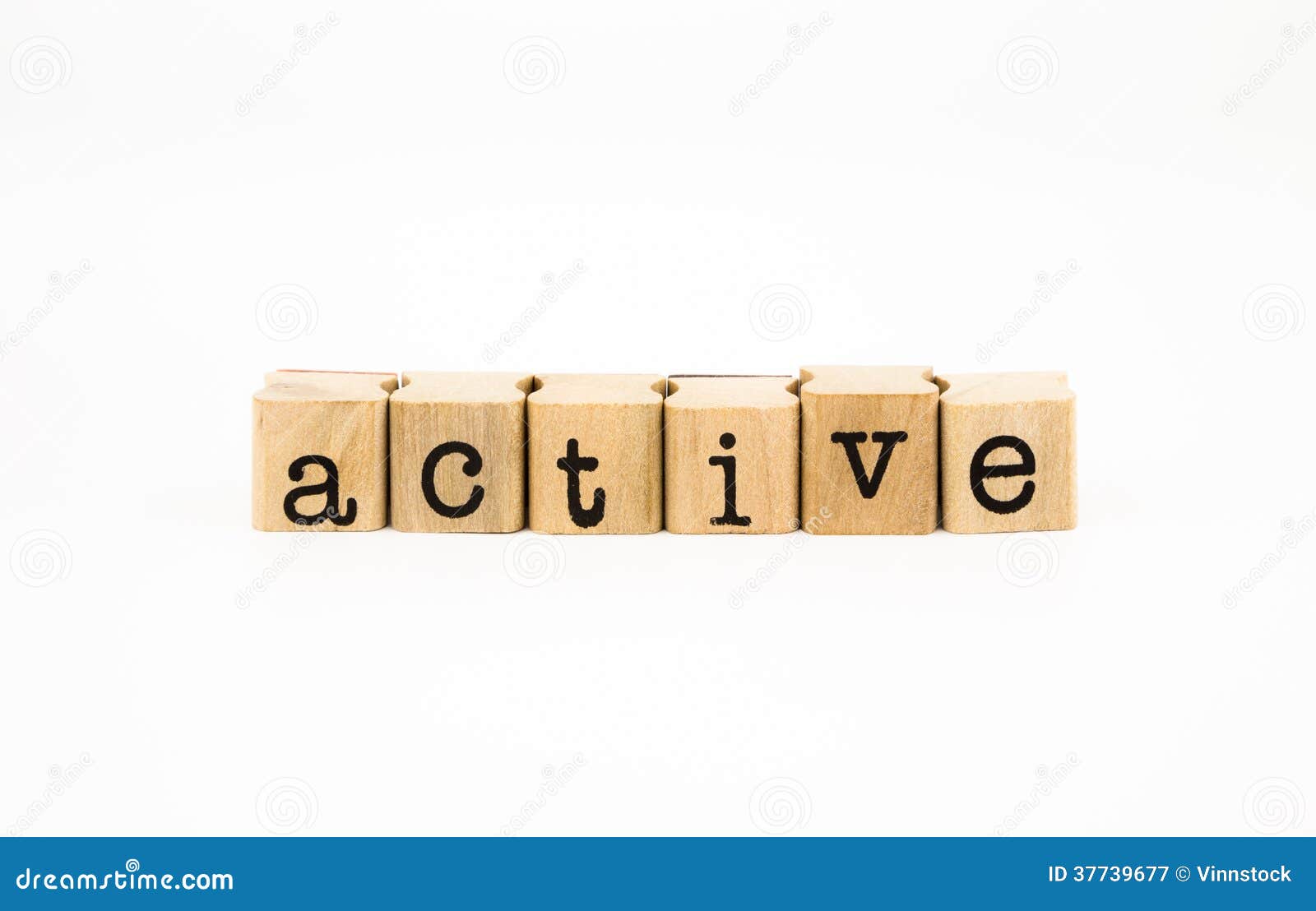 Active Wording Isolate on White Background Stock Image - Image of ...