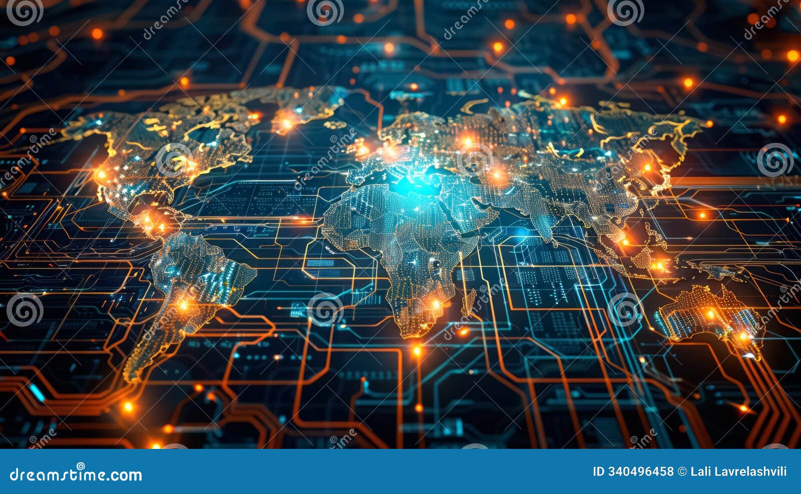 Active World Trade, World Market. Global Electronics Market, Shining ...
