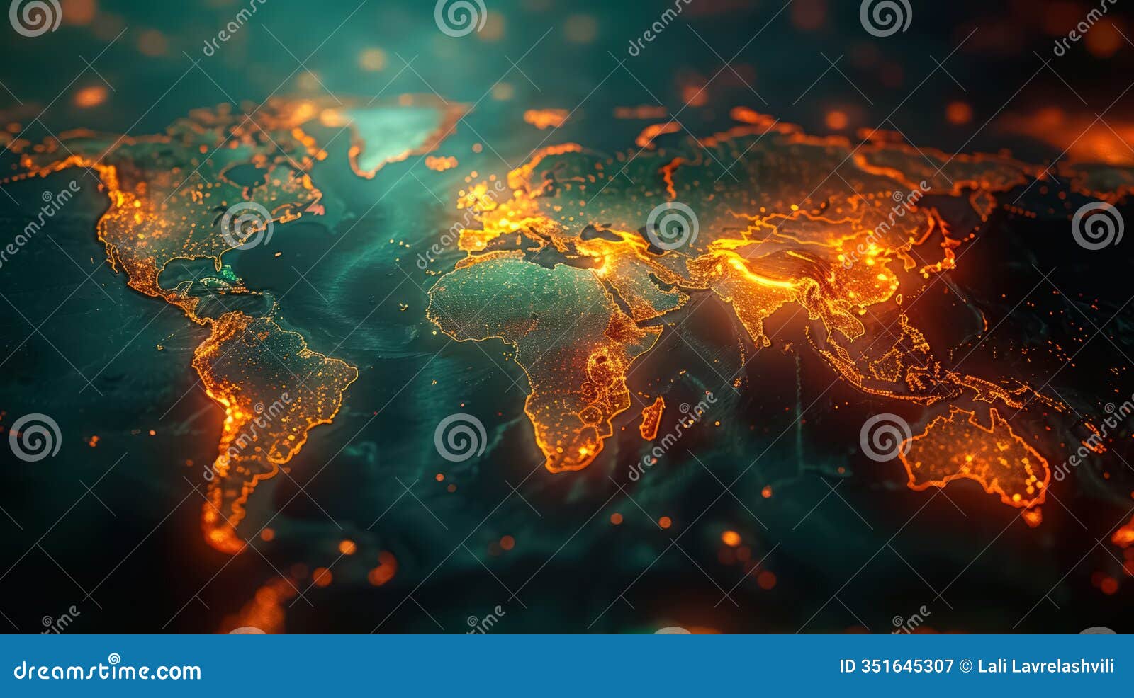 Active World Trade, World Market. Global Electronics Market, Shining ...