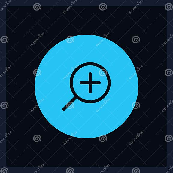 Active Zoom in Button UI Element Template Stock Vector - Illustration ...