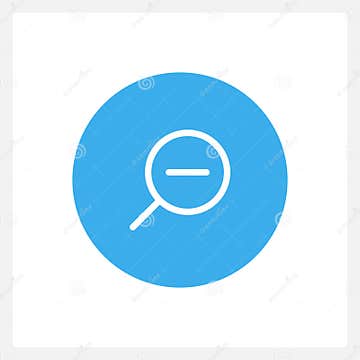 Active Zoom Out Button UI Element Template Stock Vector - Illustration of loupe, chart: 264139934