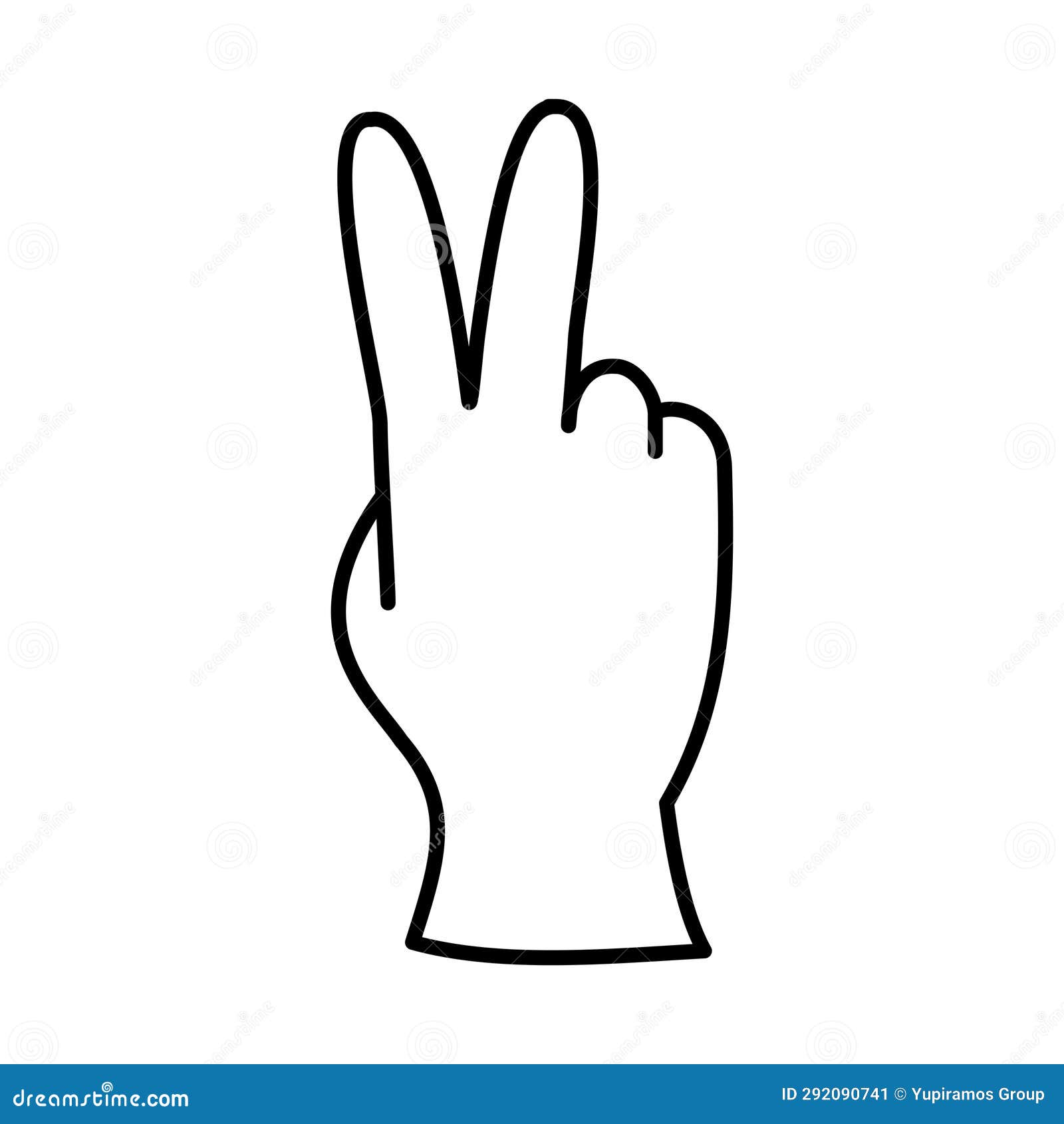 Activist Hand Doing Peace Symbol Stock Illustration - Illustration of ...