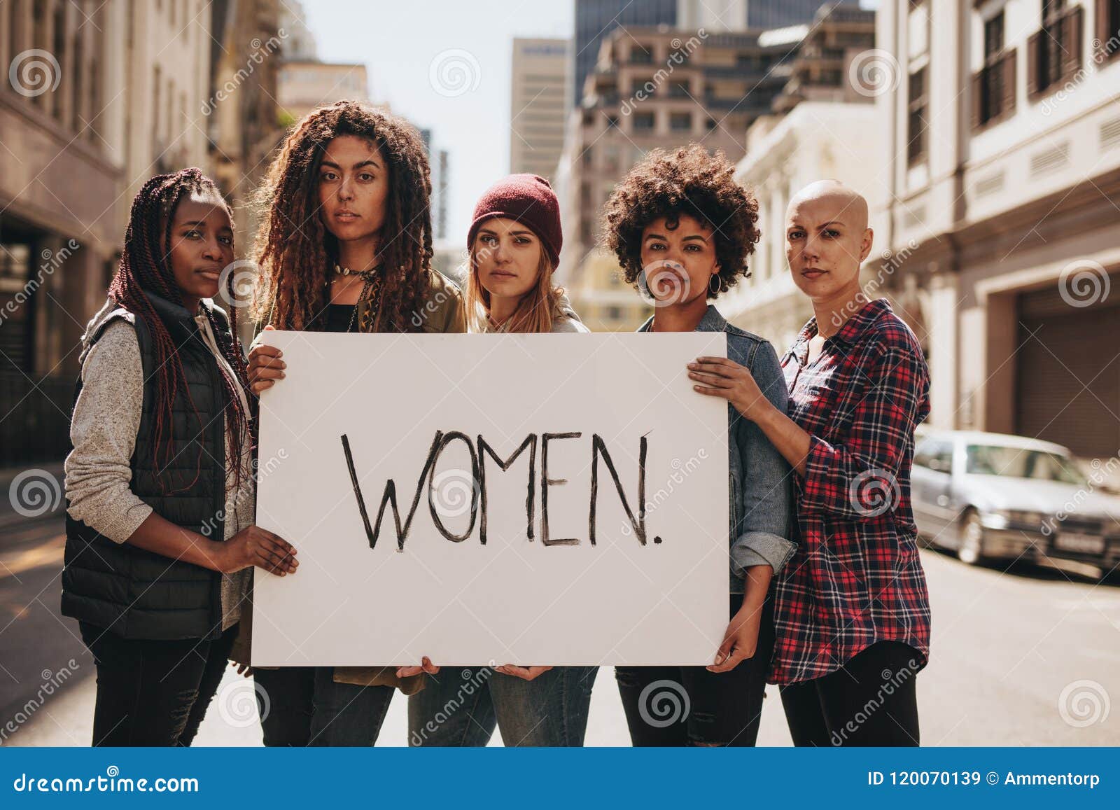 Activist Protesting For Women Rights Stock Image Image Of Politics