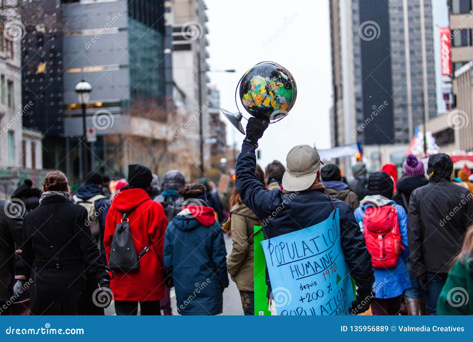 Activists Marching for the Environment Editorial Stock Image - Image of ...