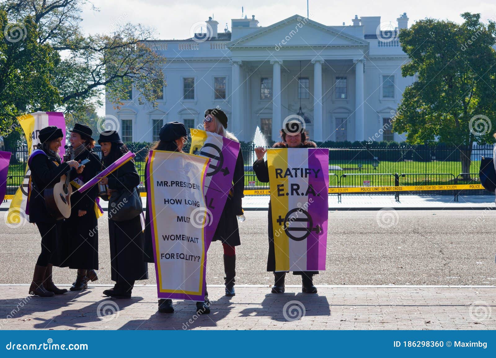 Activists Requesting Ratification of the Equal Rights Amendment ...