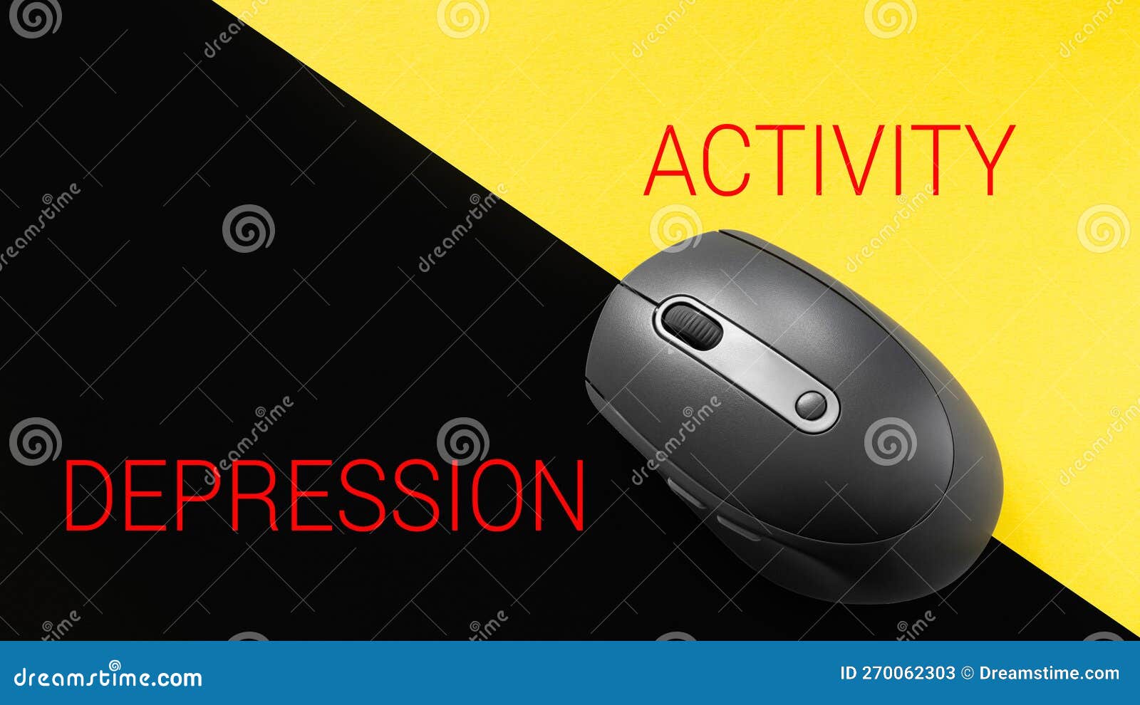 Activity As Alternative To Depression, Way Out of Depression Concept ...