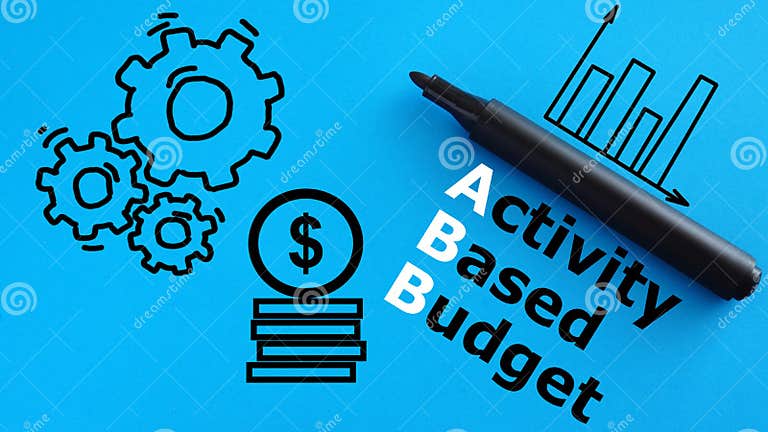 Activity Based Budget is Shown Using the Text Stock Image - Image of ...