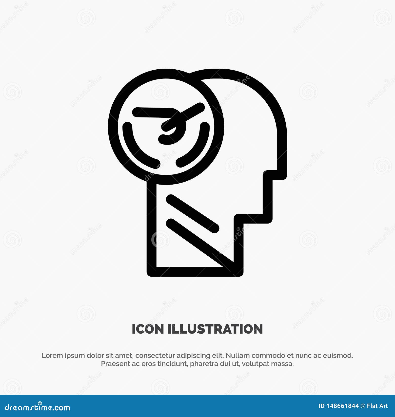 Activity, Brain, Faster, Human, Speed Line Icon Vector Stock Vector ...