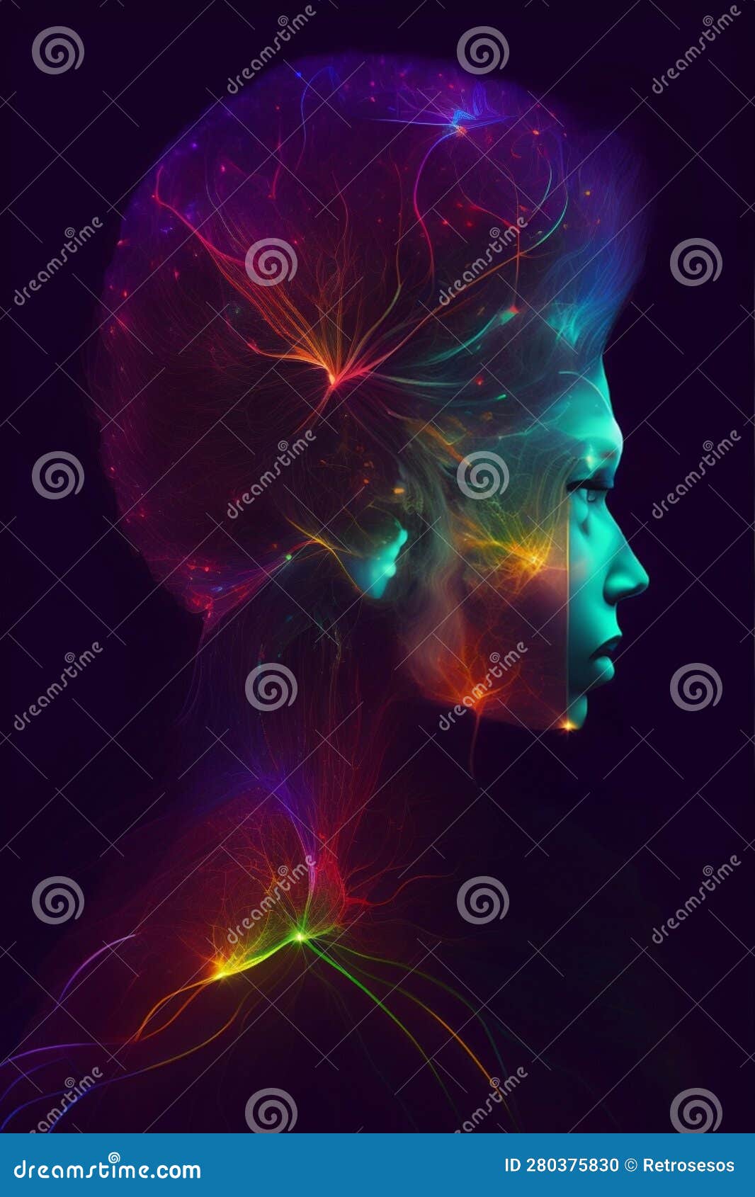 Activity in the Brain, Neurons, Synapses, Halos, , Trans Human ...