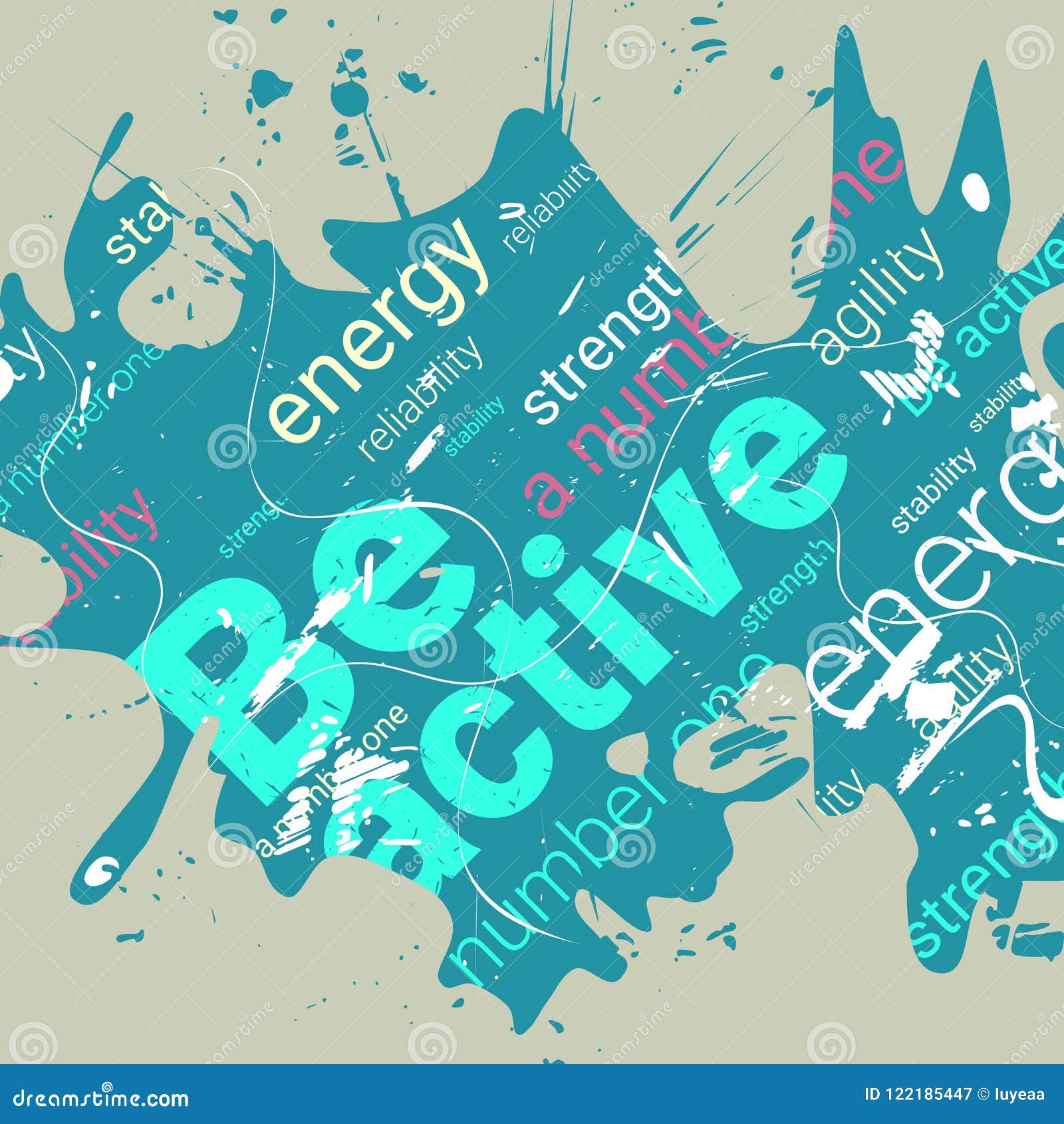 Poster Design. Grunge Vector Illustration Stock Vector - Illustration ...