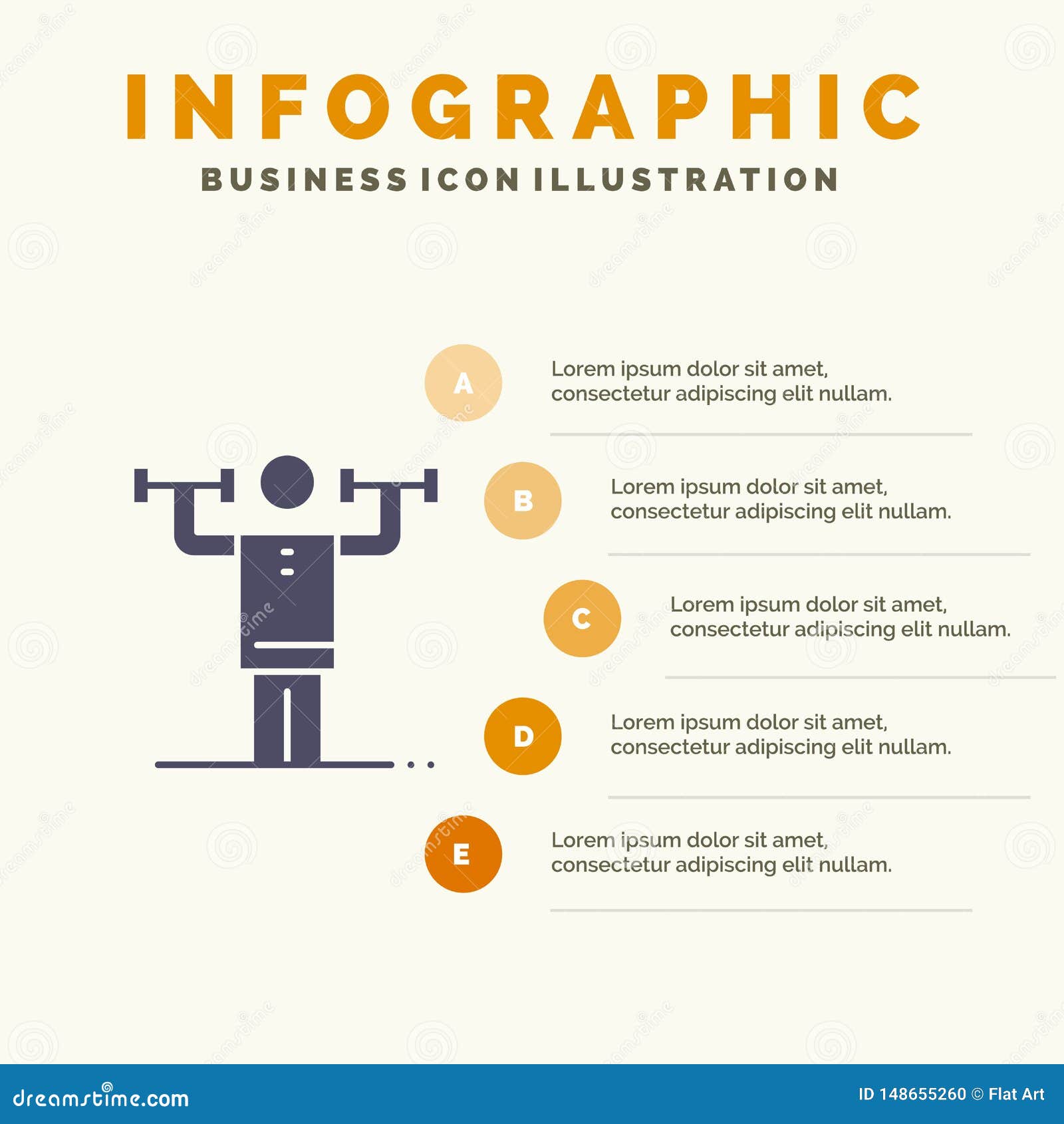 Activity, Discipline, Human, Physical, Strength Solid Icon Infographics ...