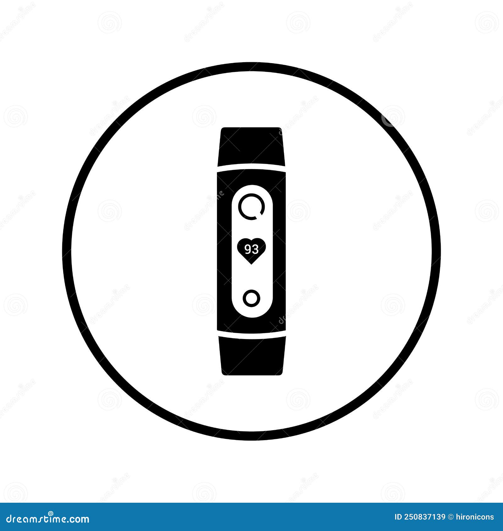Activity, Heart, Rate, Tracker, Wearable Icon. Black Vector Graphics ...