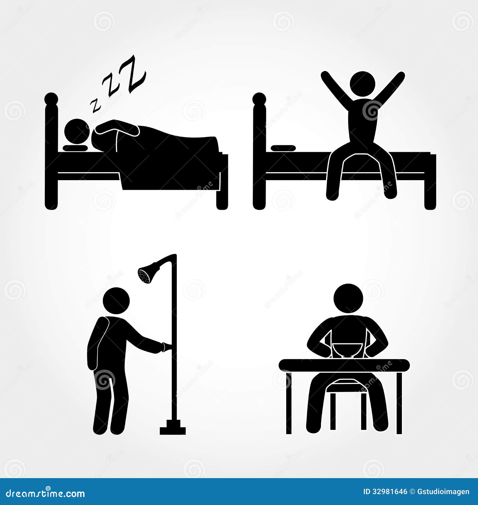 Activity icons stock vector. Illustration of lifestyle - 32981646