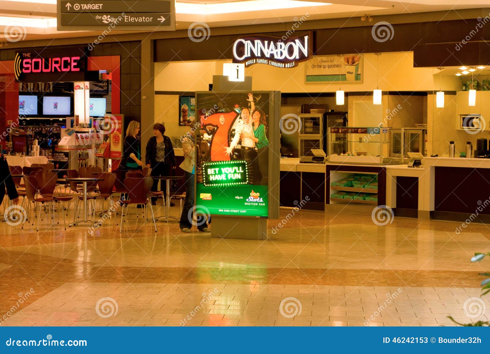 Activity in a Large Shopping Mall Editorial Stock Photo - Image of ...
