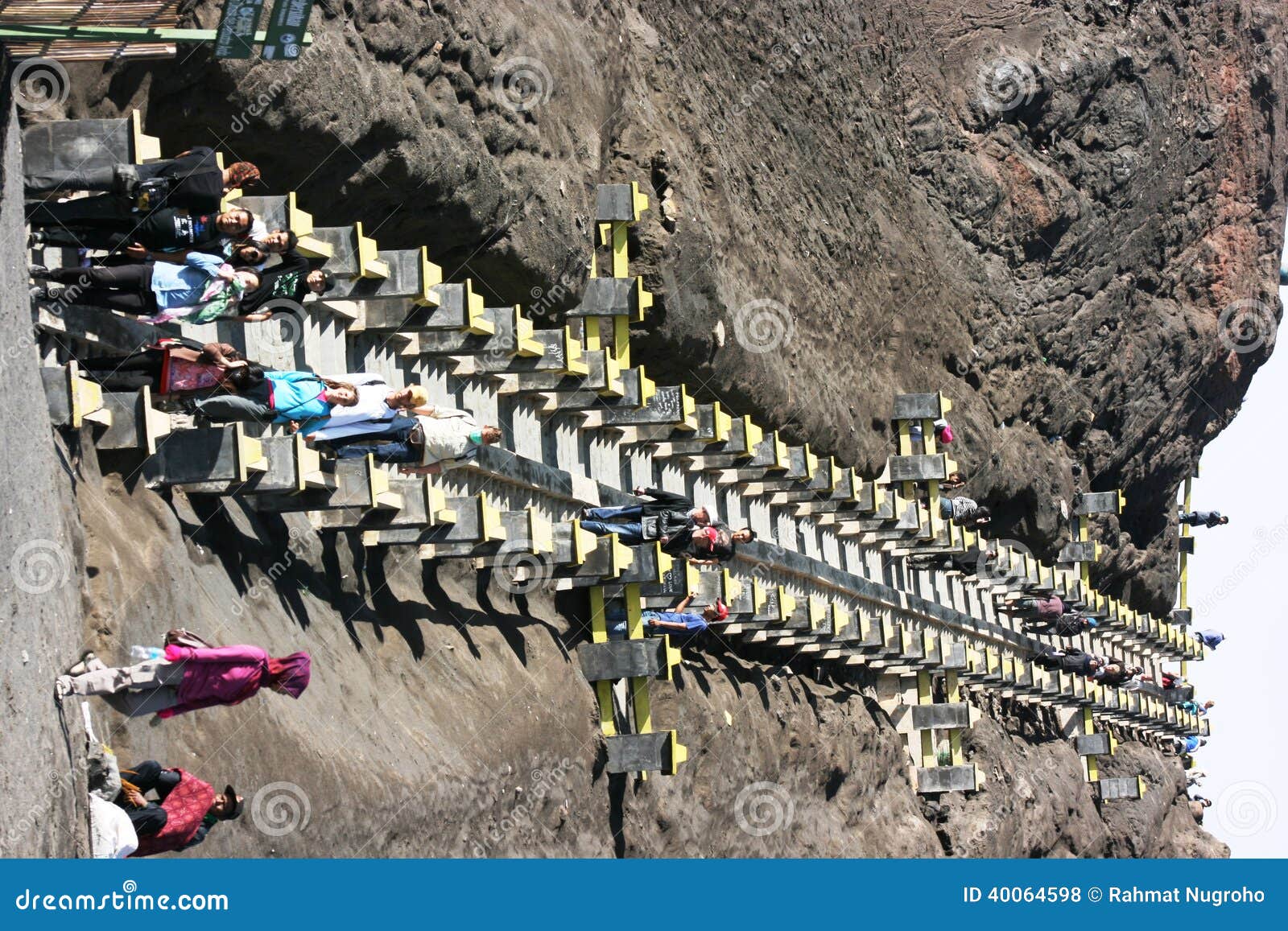Activity in Mount Bromo editorial stock photo. Image of high - 40064598