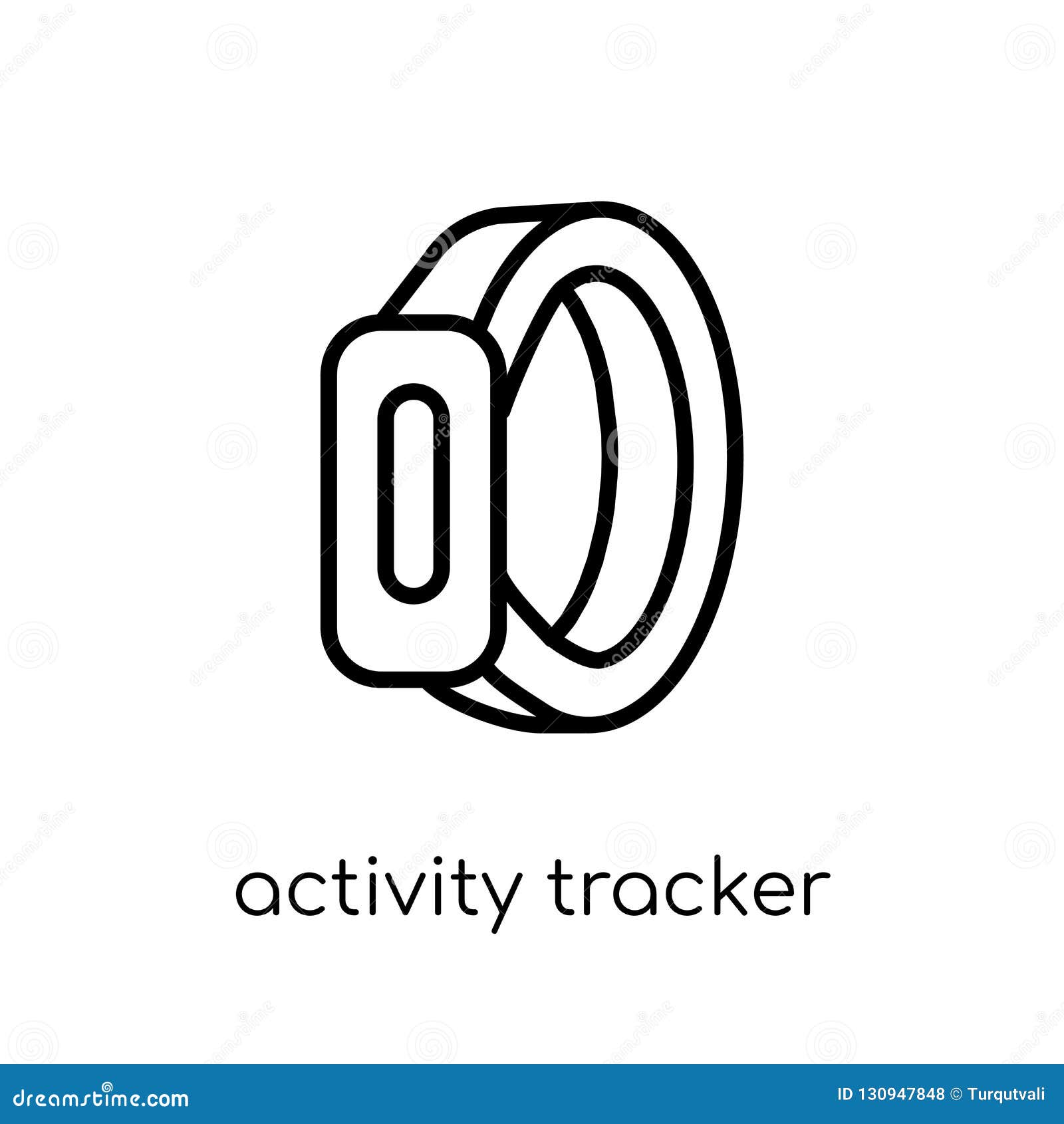 Activity Tracker Icon. Trendy Modern Flat Linear Vector Activity Stock ...