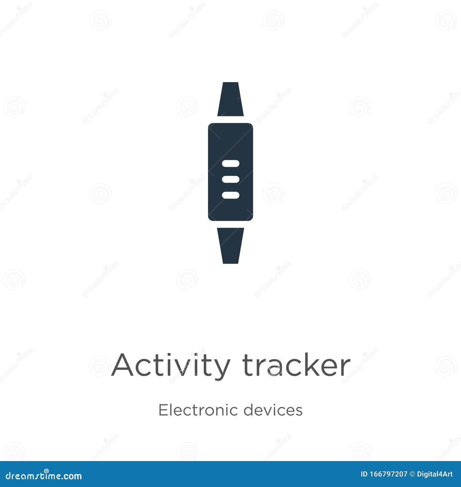 Activity Tracker Icon Vector. Trendy Flat Activity Tracker Icon from ...