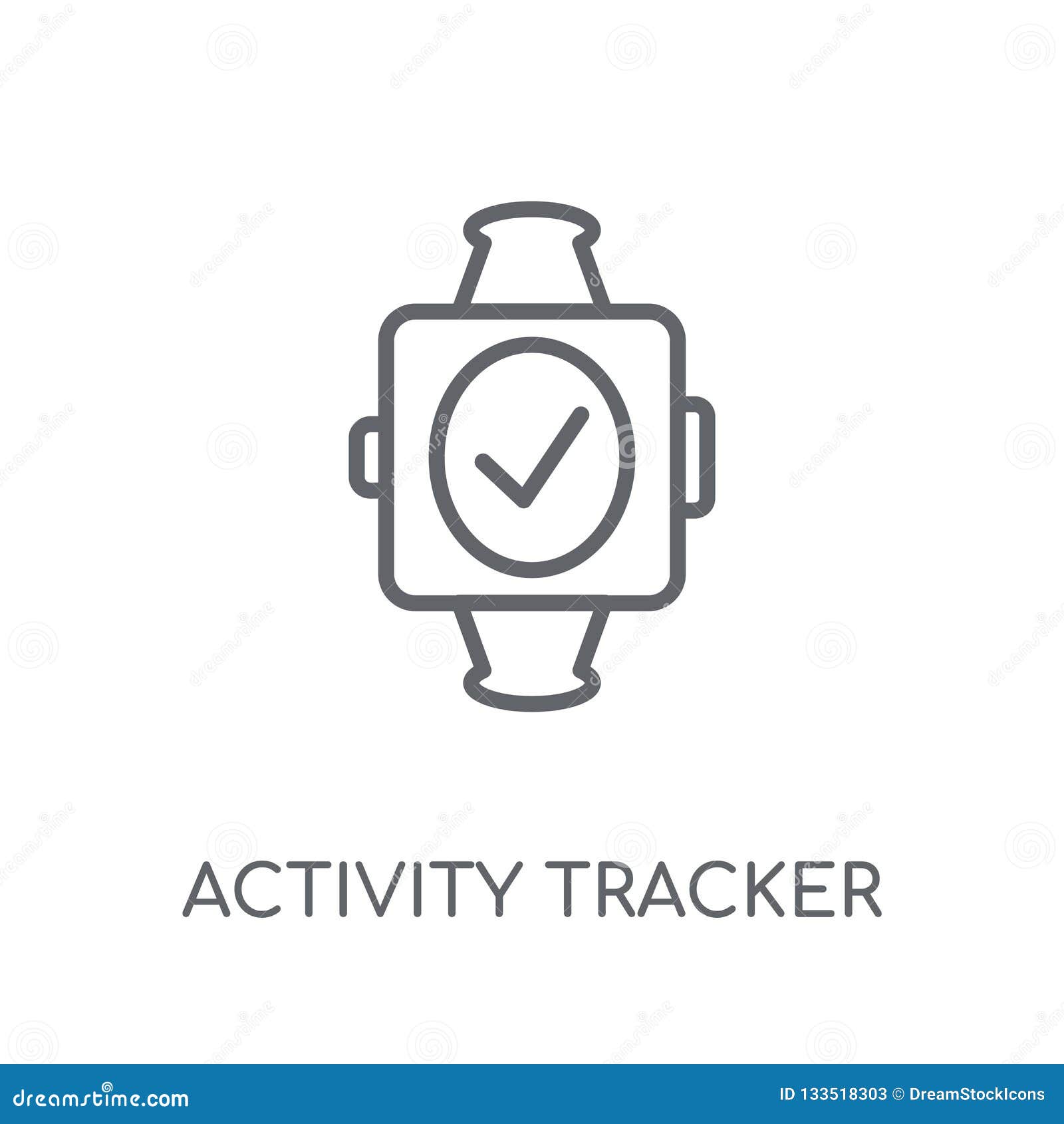 Activity Tracker Linear Icon. Modern Outline Activity Tracker Lo Stock ...