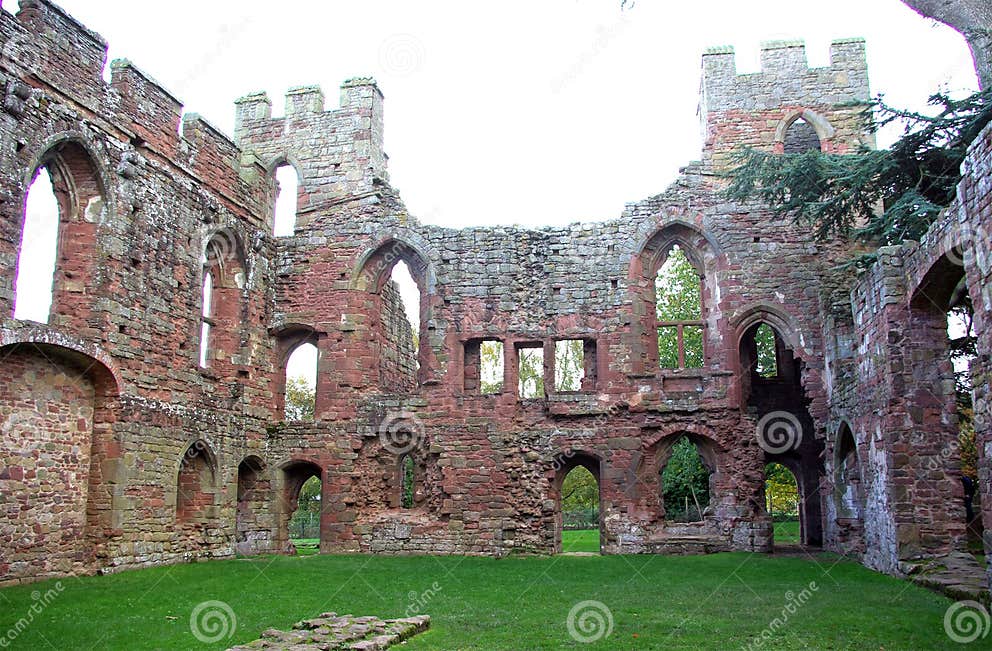 Acton Burnell Castle (West) Stock Photo - Image of houses, forts: 6924518