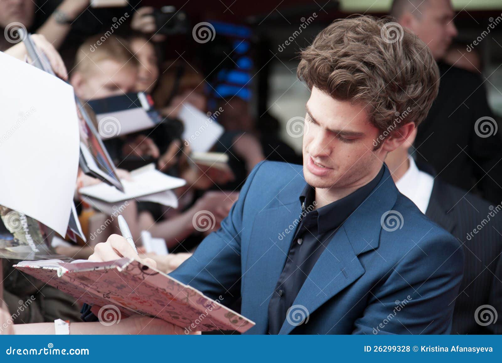 Actor Andrew Garfield editorial stock photo. Image of garfield - 26299328