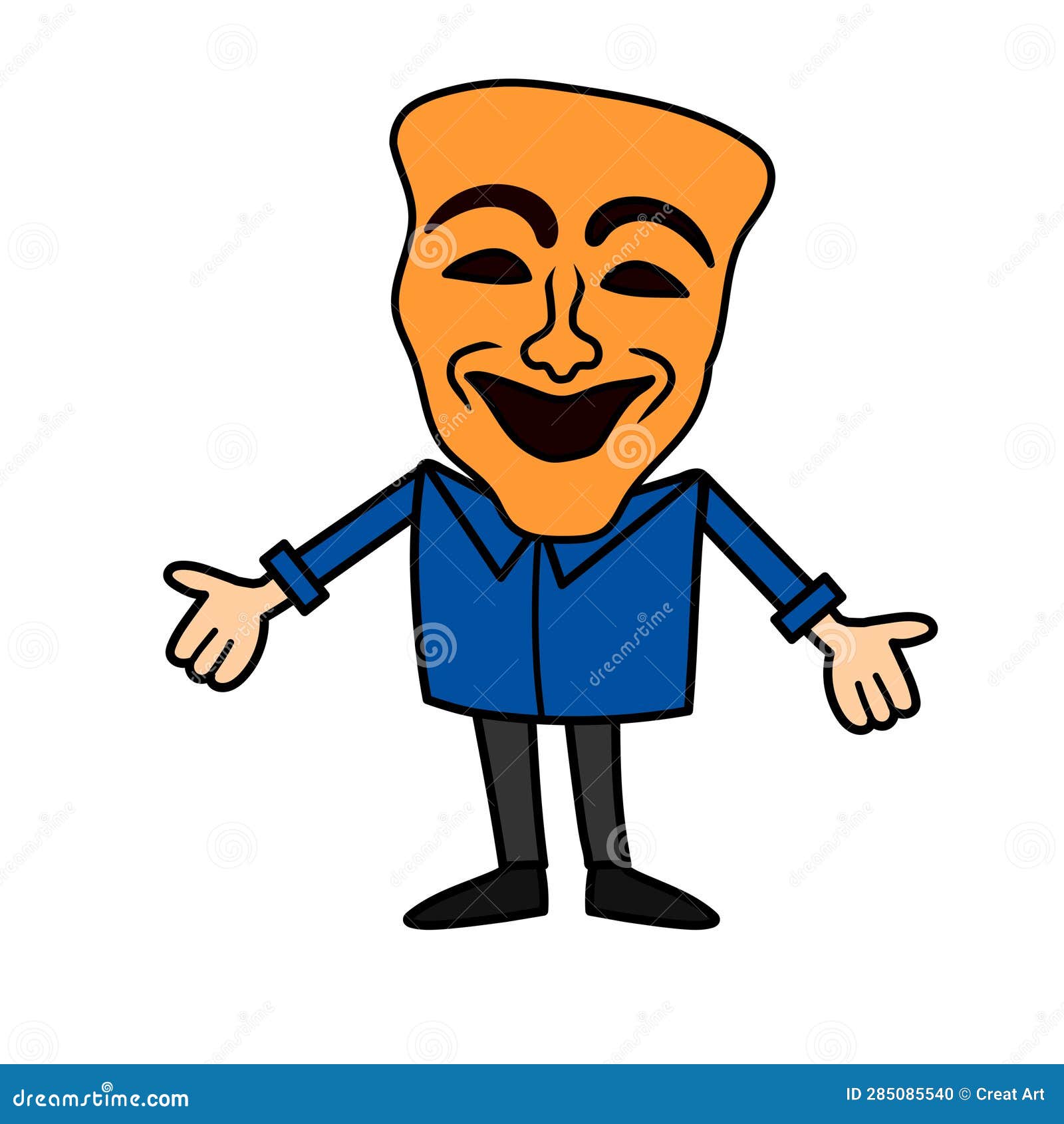 Actor Cartoon Vector Illustration | CartoonDealer.com #285085540