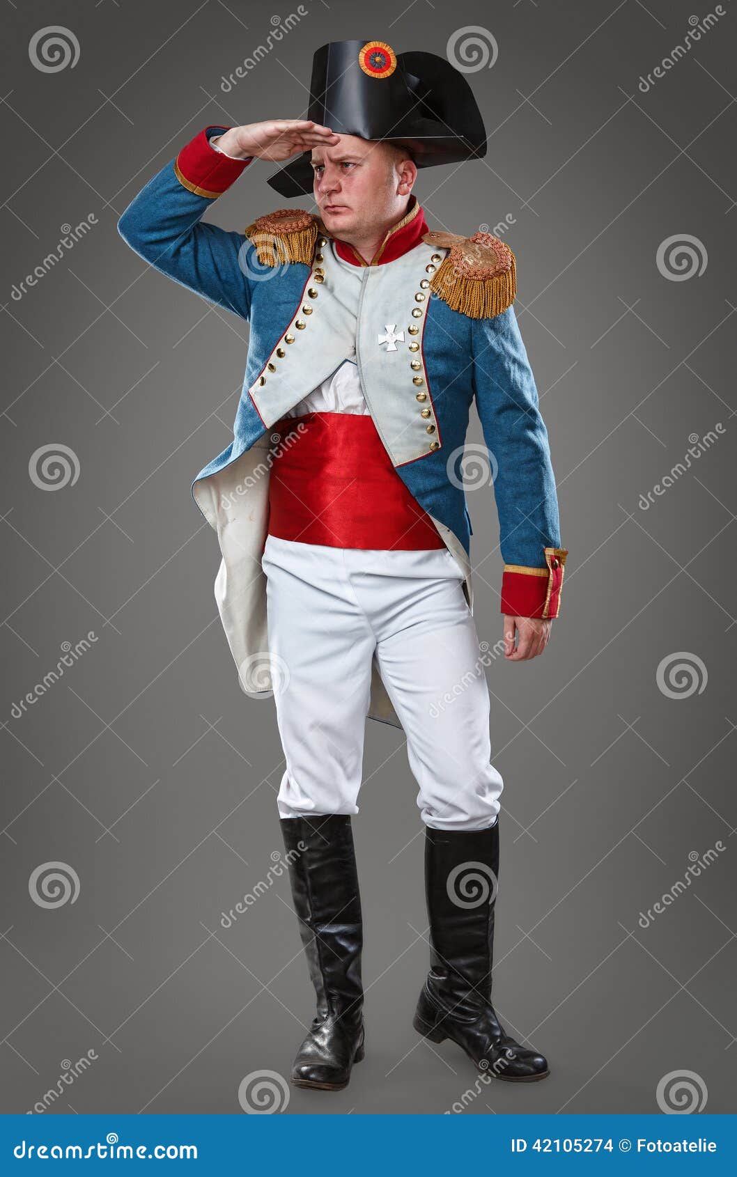 Actor dressed as Napoleon stock photo. Image of dictator - 42105274