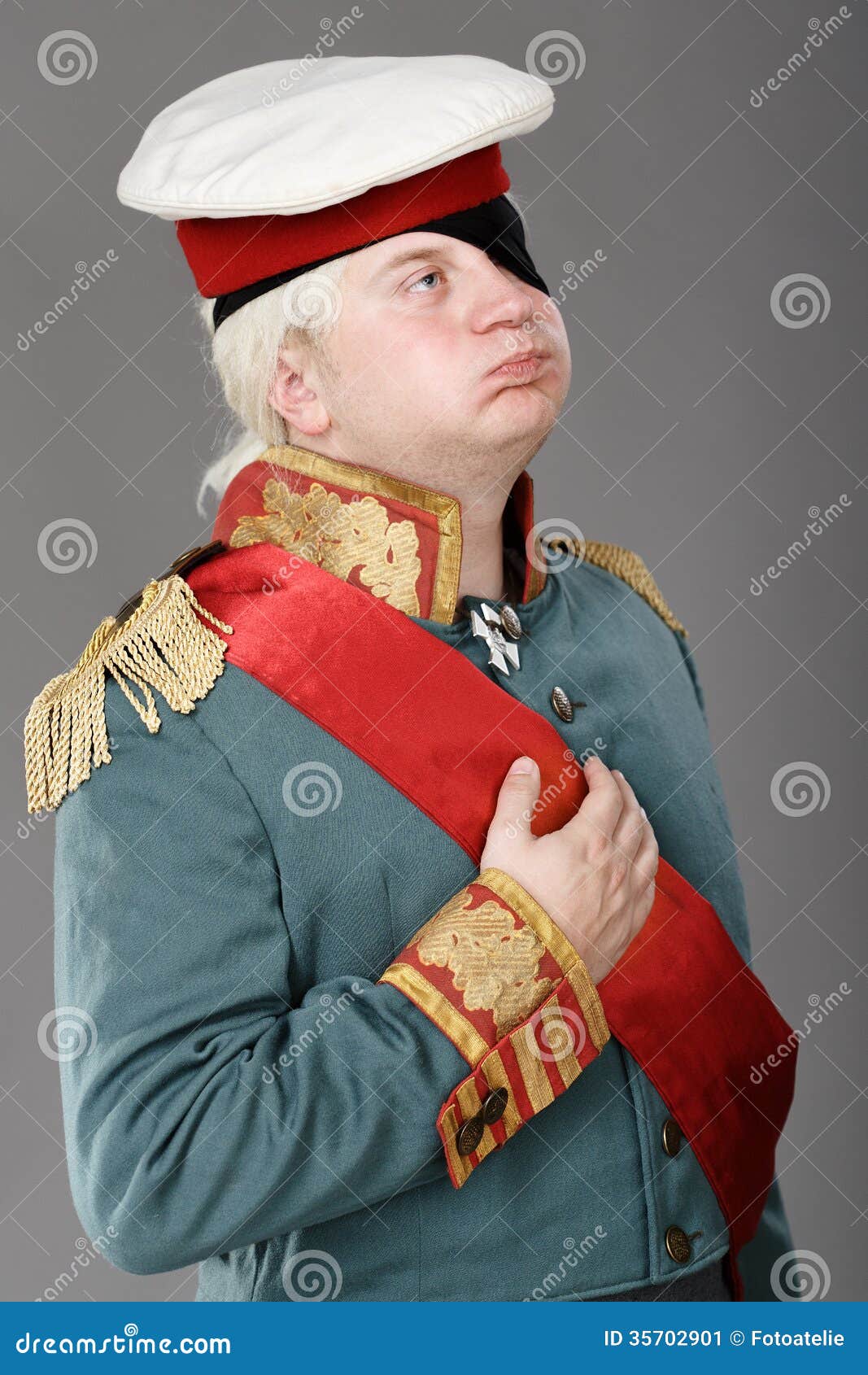 Actor Dressed As Russian Generalissimo Stock Image - Image of command ...