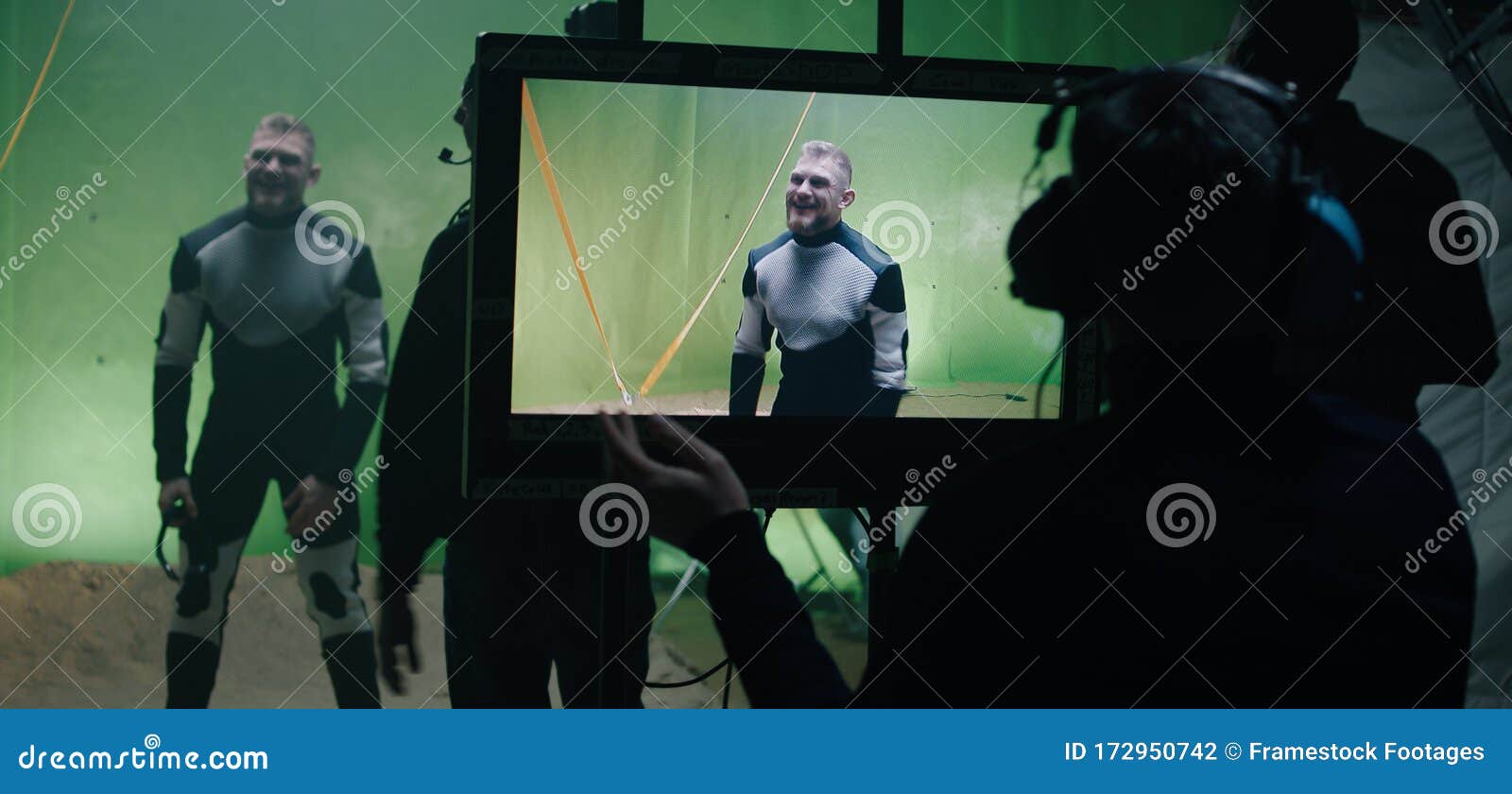 Actor Forgetting Lines during Shooting of Scene Stock Photo - Image of ...