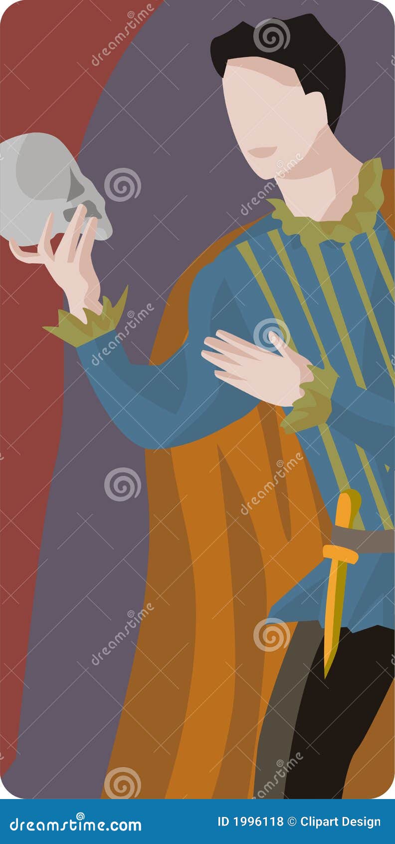 Actor Illustration stock vector. Illustration of stage - 1996118