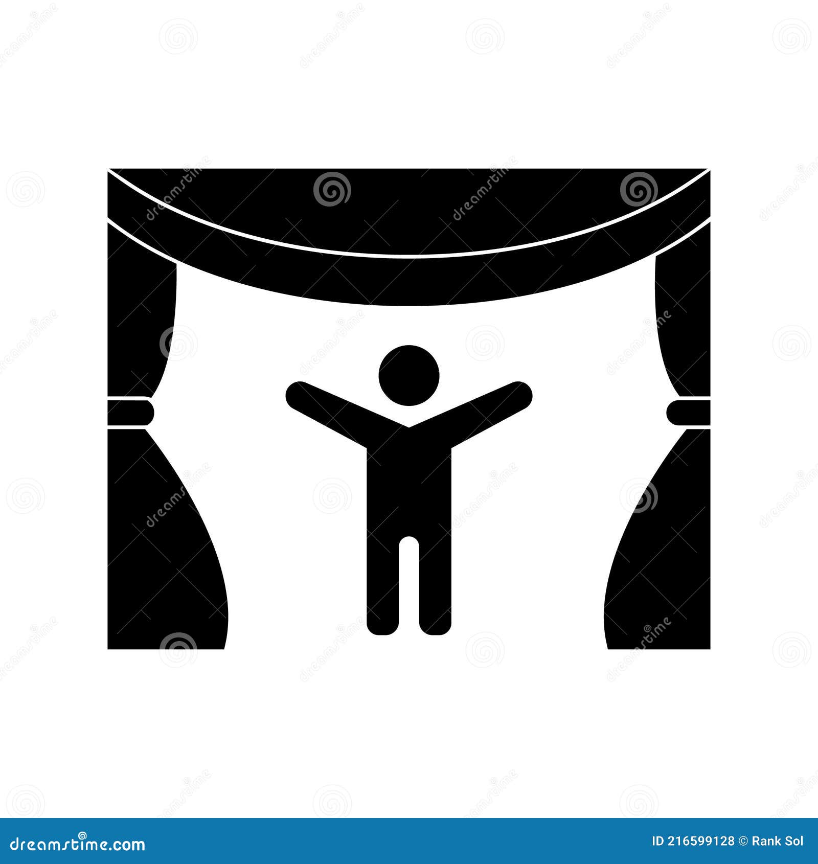Actor Isolated Vector Icon Which Can Easily Modify or Edit Stock Vector ...