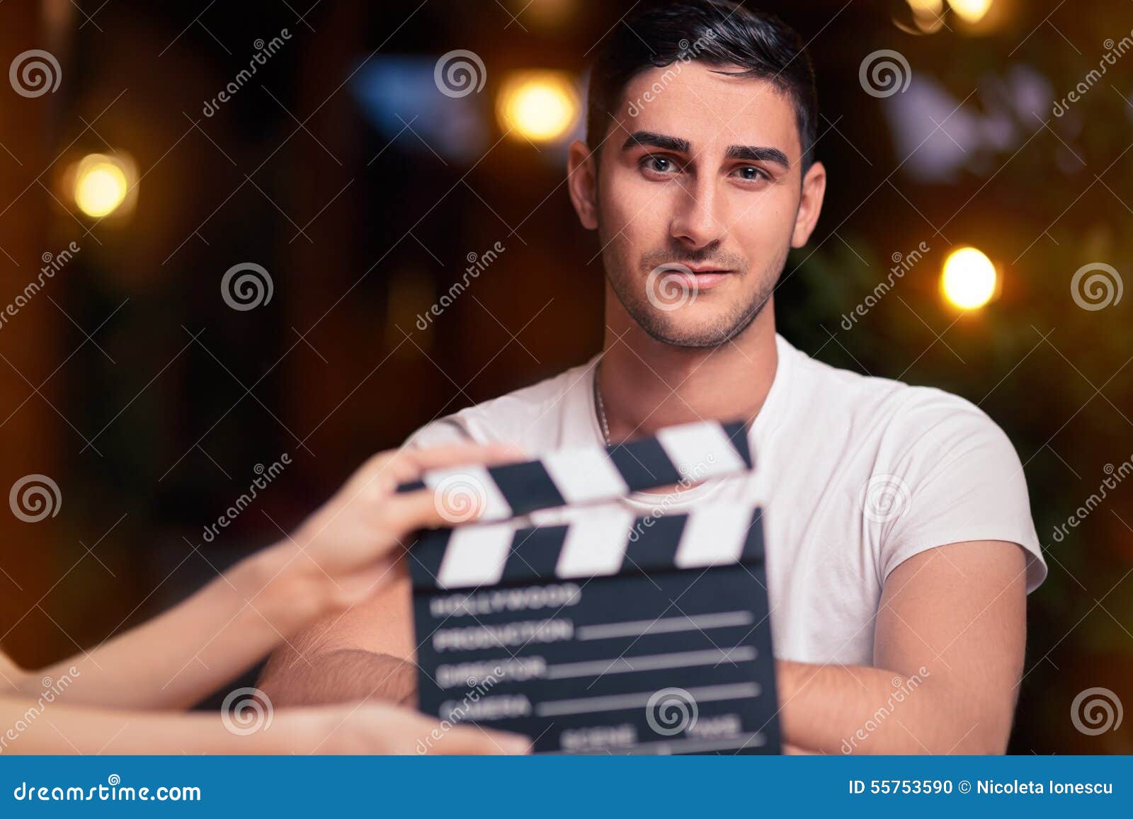 Actor Profesional Ready Para Un Lanzamiento Foto de archivo - Imagen de ...