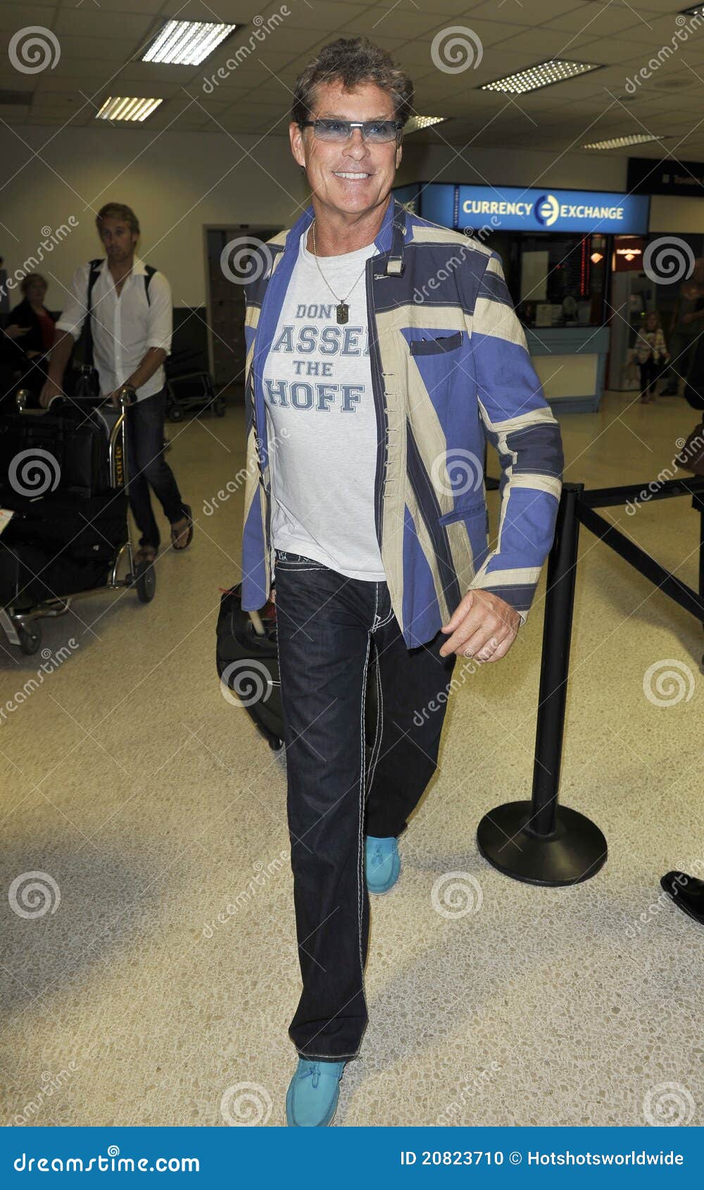 Actor/singer David Hasselhoff at LAX Airport Editorial Image - Image of ...