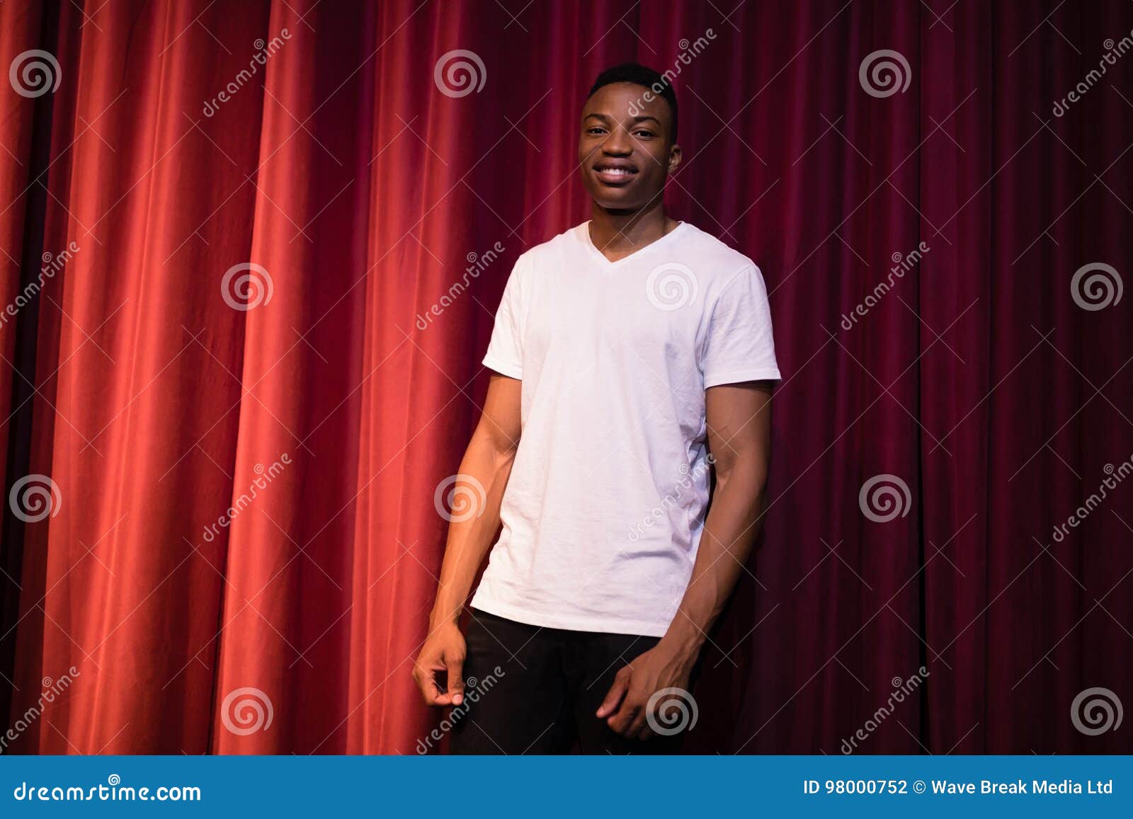 Actor Standing on the Stage Stock Photo - Image of person, drama: 98000752
