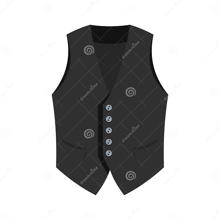 Actor Vest Icon, Flat Style Stock Vector - Illustration of hipster ...