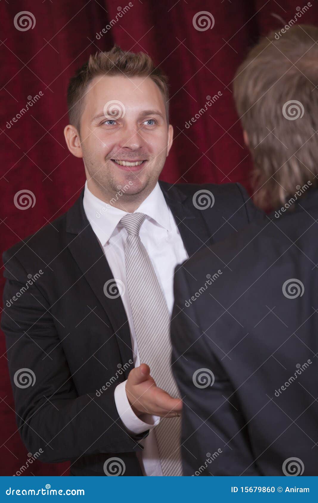 Actors discussing stock photo. Image of playing, drape - 15679860